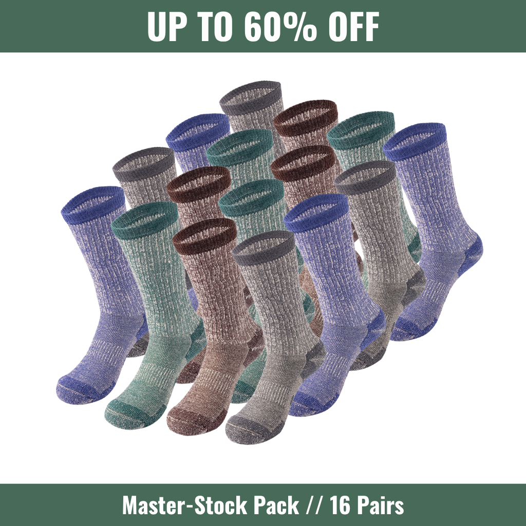 Master-Stock Pack | 16 pairs / 4 colourways – Swiss socks